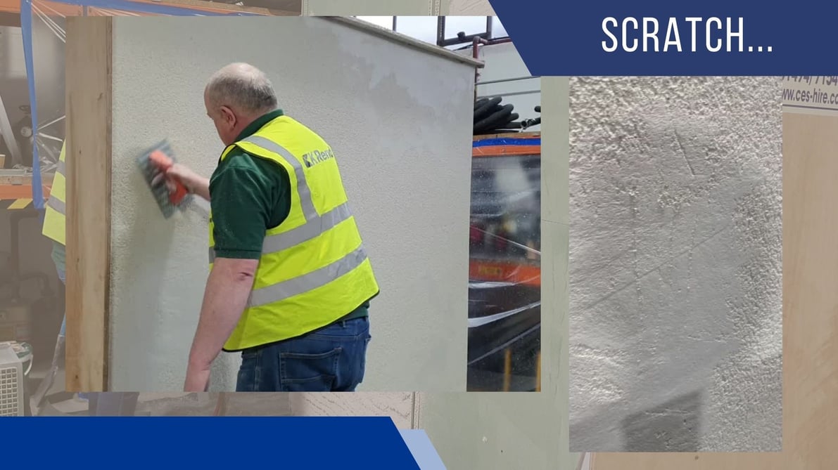 Render Finishes: Scraped Finish