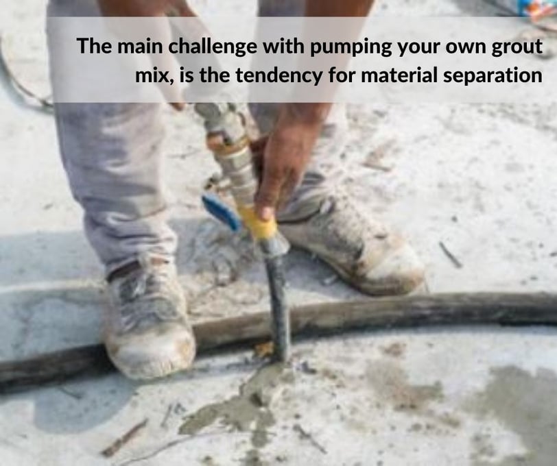 How To Create A Pumpable Grout Mix - CES Hire